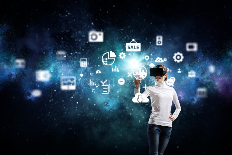 Most Impressive Entertainment Technologies. Mixed Media Stock Photo ...