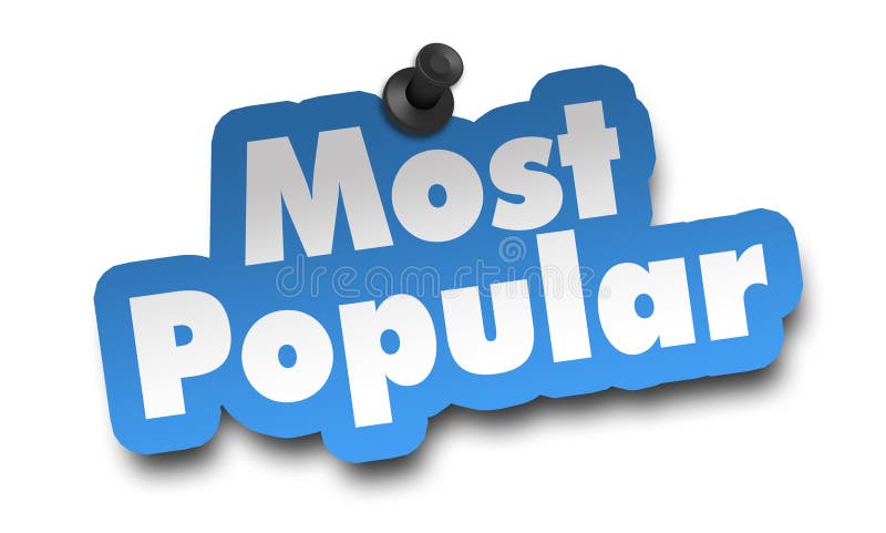 Popular Concept, Clicking Like Button Stock Illustration - Illustration ...