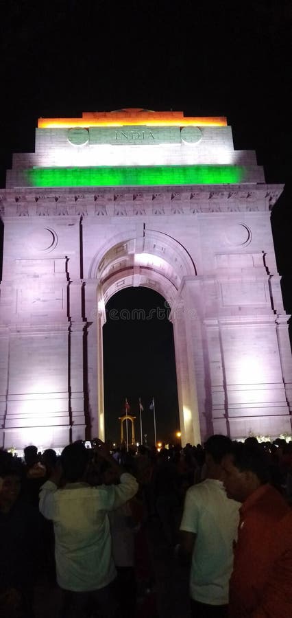 Most Popular Image the Gate of India Editorial Stock Image - Image of ...