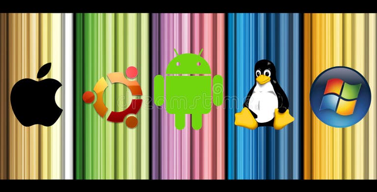 Operating System Logos Stock Illustrations – 51 Operating System Logos ...