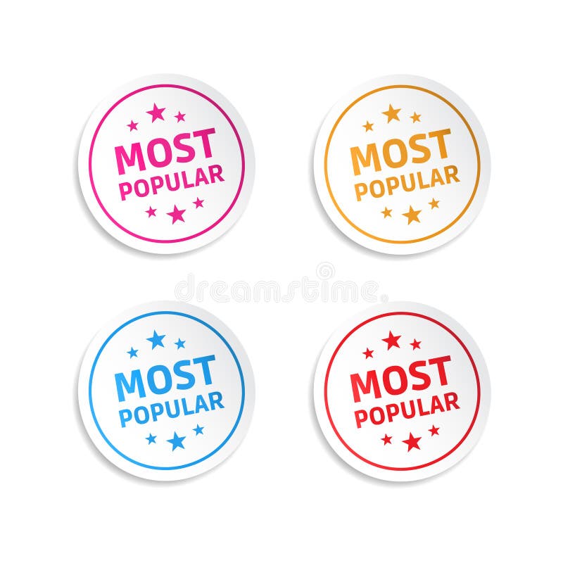 Most Popular Red Tag stock vector. Illustration of vector - 200479153