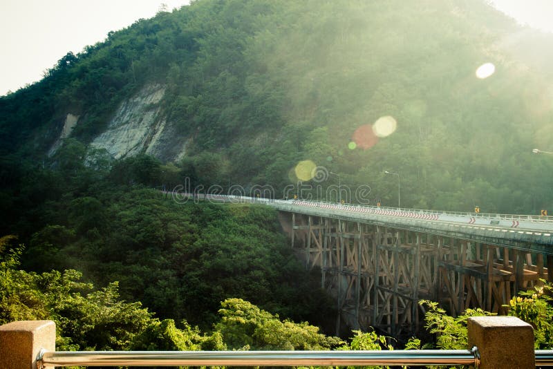 The Most Terrifying Bridge To Look at Stock Photo - Image of bridge ...