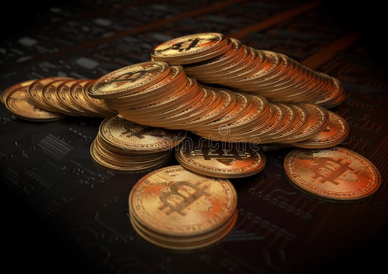The Most Valuable Digital Asset is Bitcoin Stock Photo - Image of ...