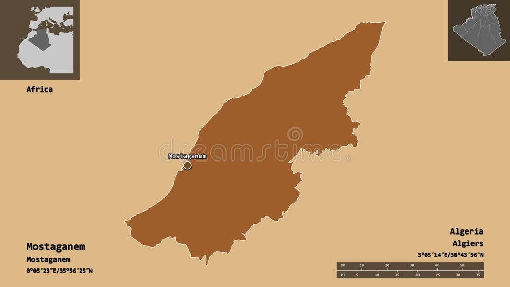 Mostaganem, Province of Algeria,. Previews. Pattern Stock Illustration ...