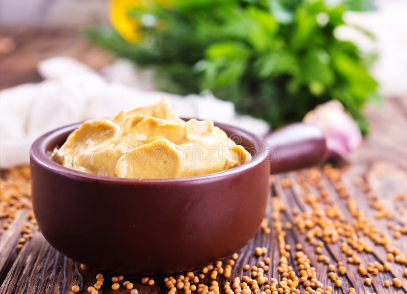 Mostarda foto de stock. Imagem de alimento, folha, ingrediente - 97905132