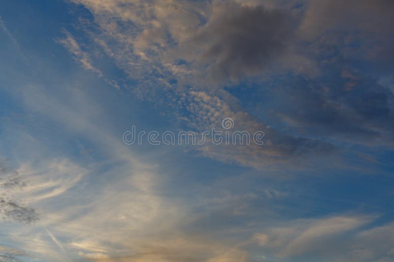 Mostly Cloudy. Cyclone. Weather Forecast Stock Photo - Image of light ...