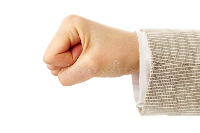 Punho humano foto de stock. Imagem de isolado, gesto - 24739376