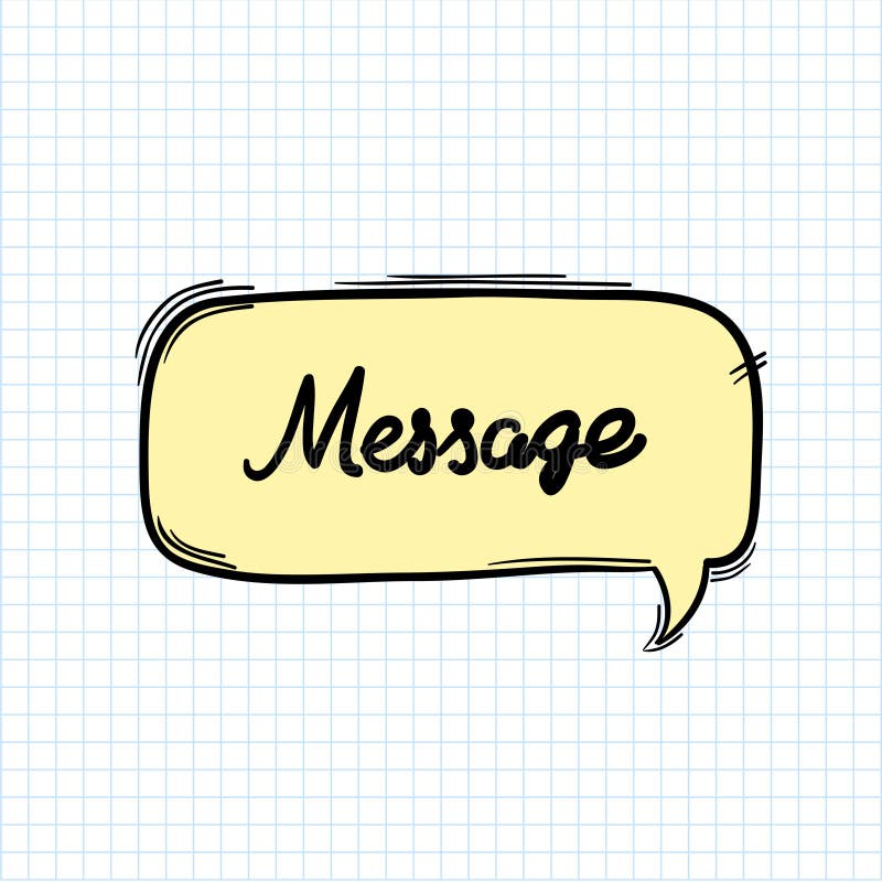 Illustration De Vecteur De Message De Bulle De La Parole Illustration ...