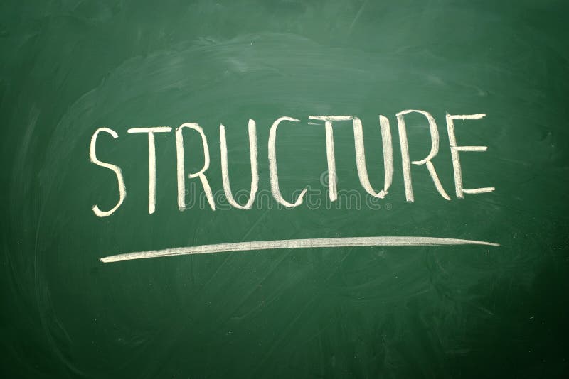 Structure, Mot Dans La Loupe Image stock - Image du connexion, medias ...