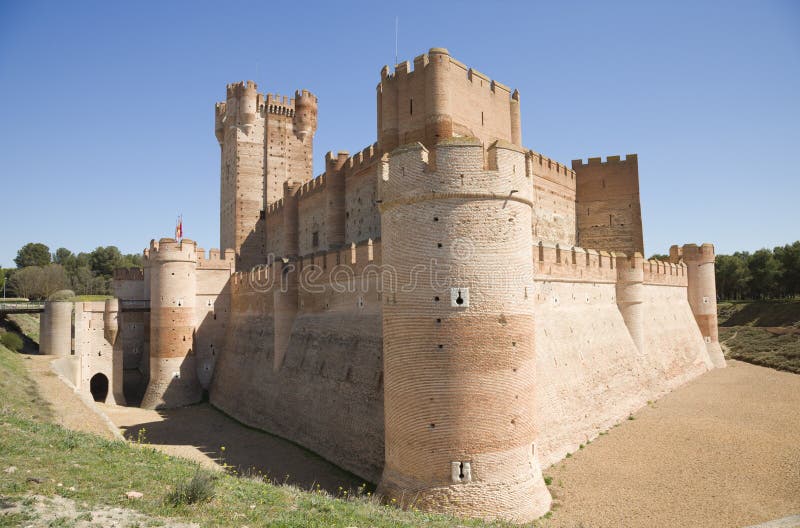 Mota s Castle stock photo. Image of historic, spanish - 8659136