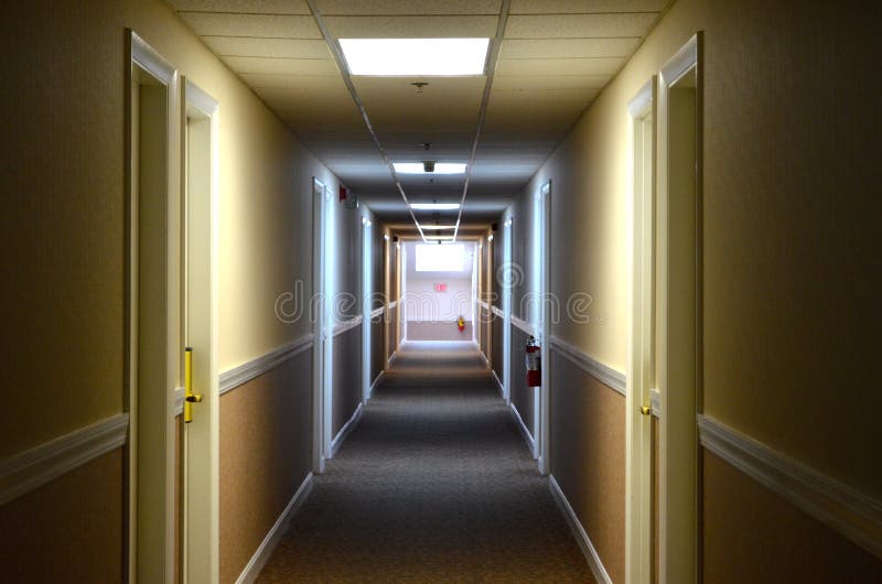 Motel hallway stock photo. Image of light, stay, hallway - 21688642