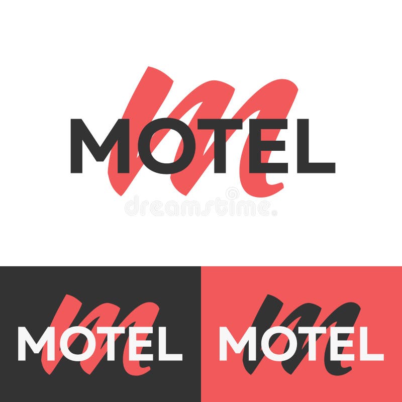 Motel Logo. Letter M Logo. Vector Logo Template. Logotype Concept ...