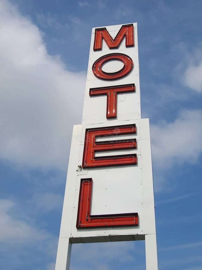 Motel sign stock image. Image of americana, sign, stay - 1298787