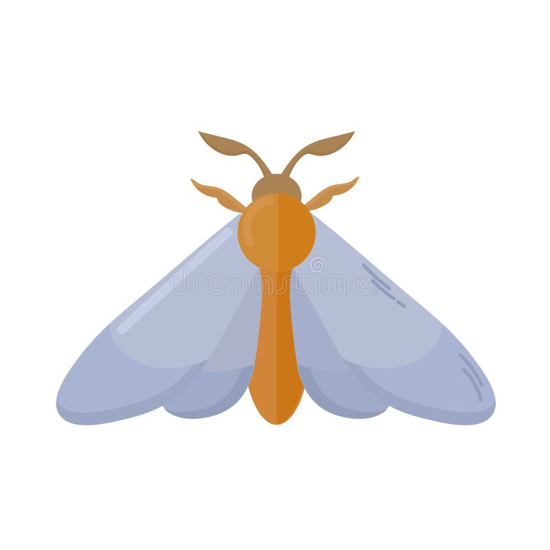 Moth Iicon Clipart Logotype Isolated Vector Illustration Stock Vector ...