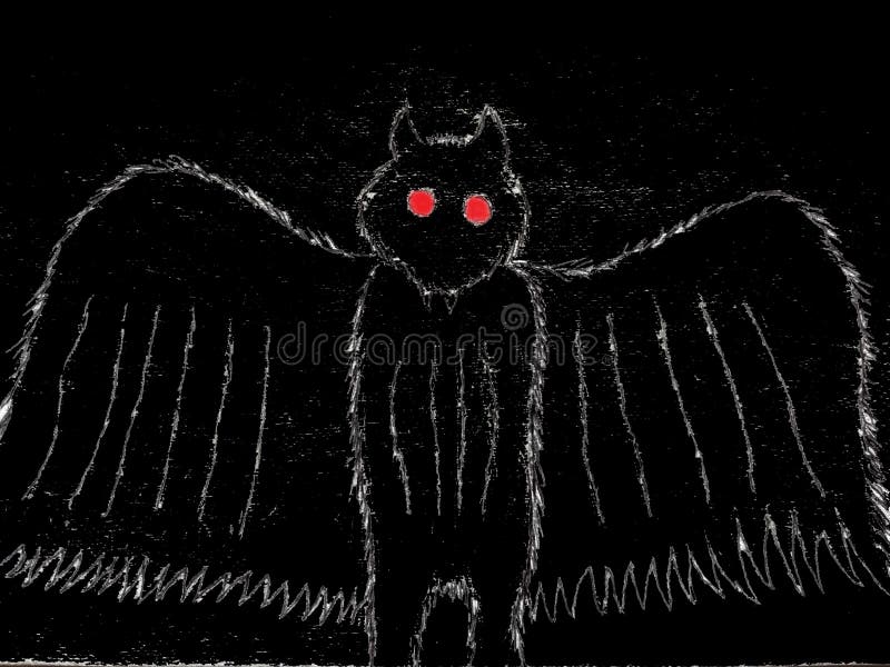 Moth man stock illustration. Illustration of sketch - 339871496