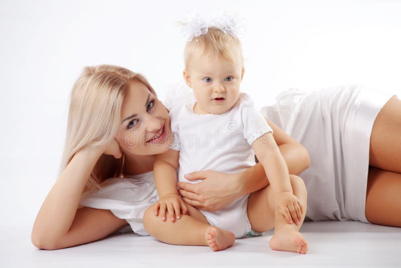 Mother with baby stock image. Image of family, childhood - 12049585