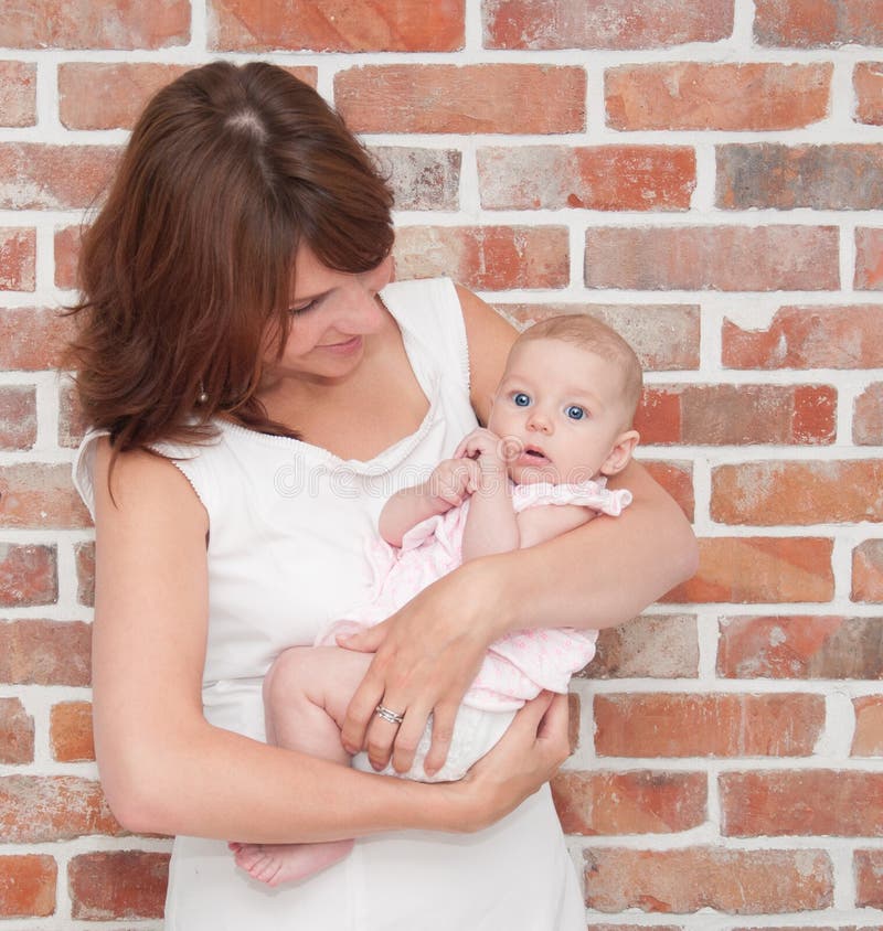 Mother and baby stock image. Image of infant, closeup - 25794687