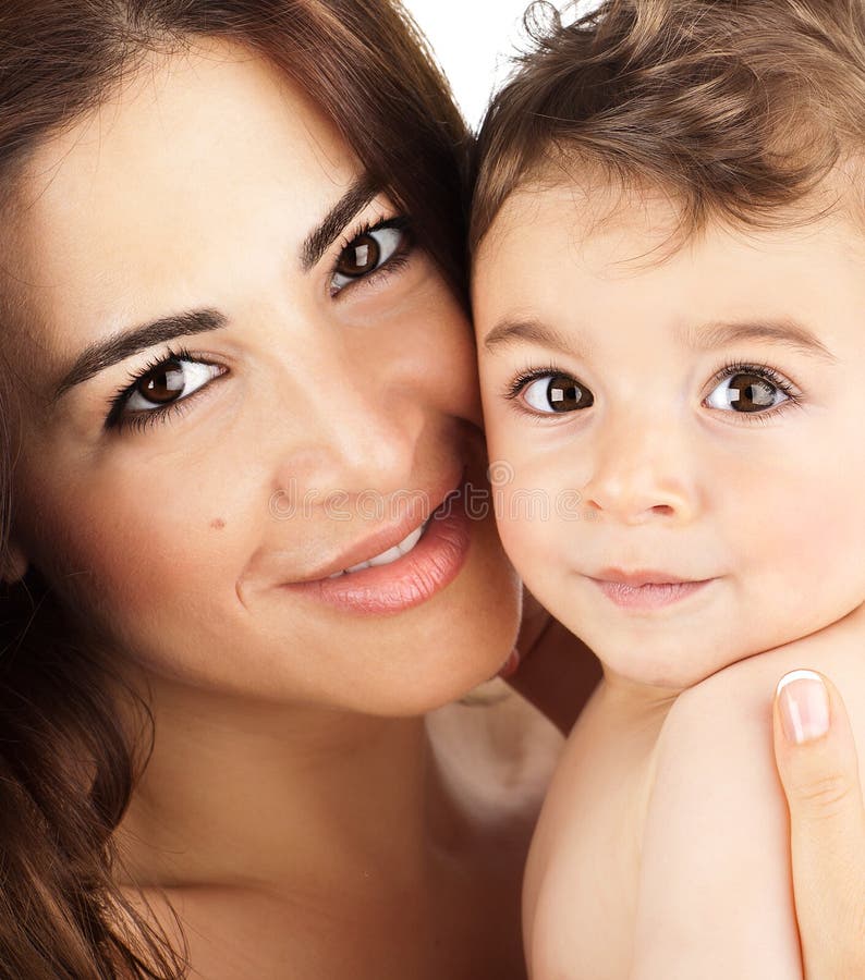Mother and baby stock image. Image of baby, parents, love - 28084317