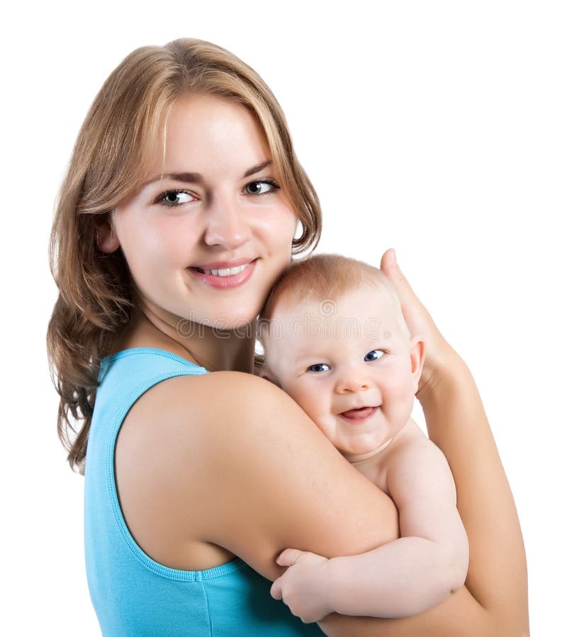 Mother with baby stock image. Image of love, daughter - 28274175