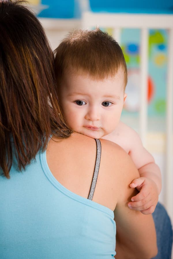 Mother and baby stock image. Image of baby, carefree, babyboy - 7156137