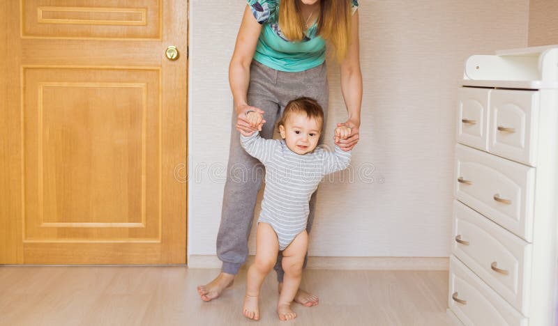 Baby legs. First steps. stock photo. Image of cute, person - 91985474