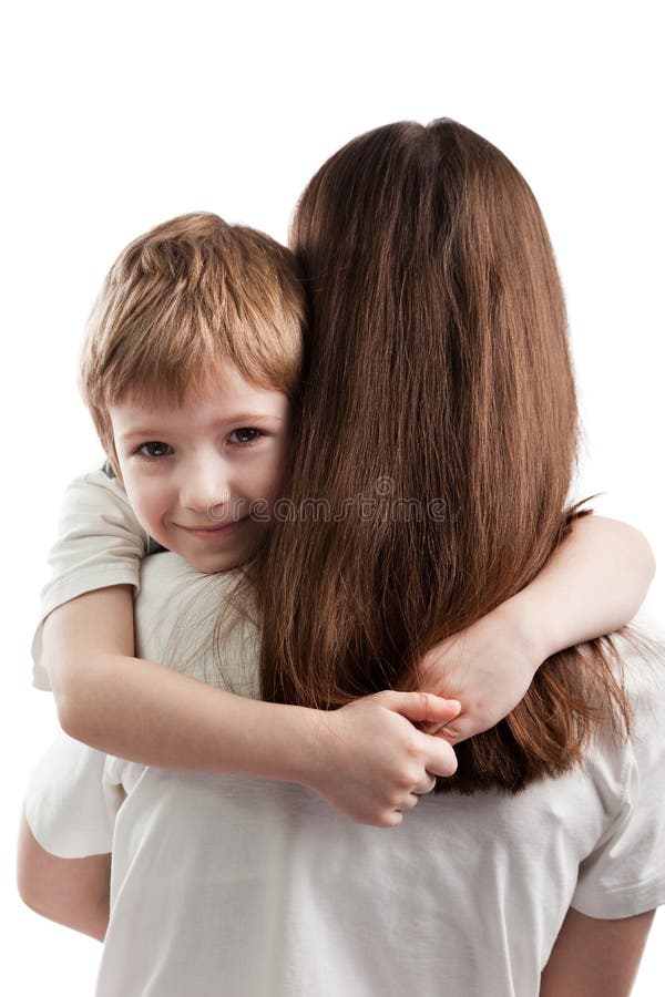 Mother Talks To Guilty Child Stock Photo - Image of little, together ...