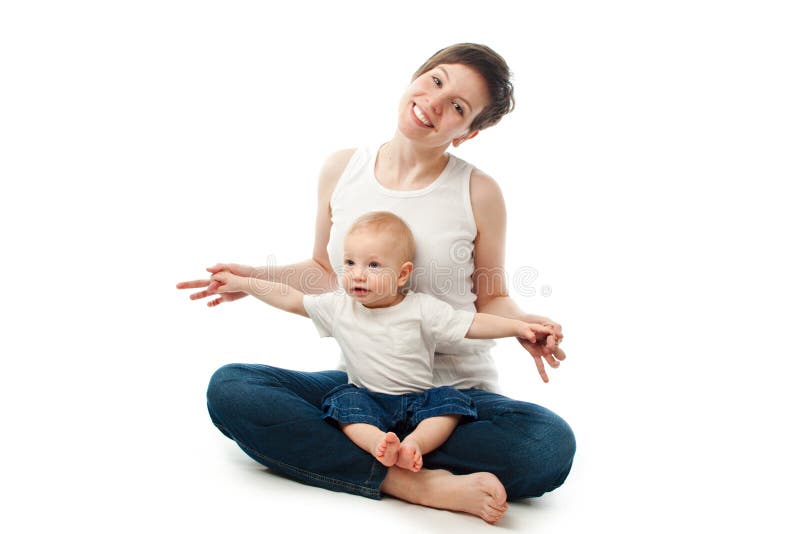 Careful mother with child stock photo. Image of mother - 29183574