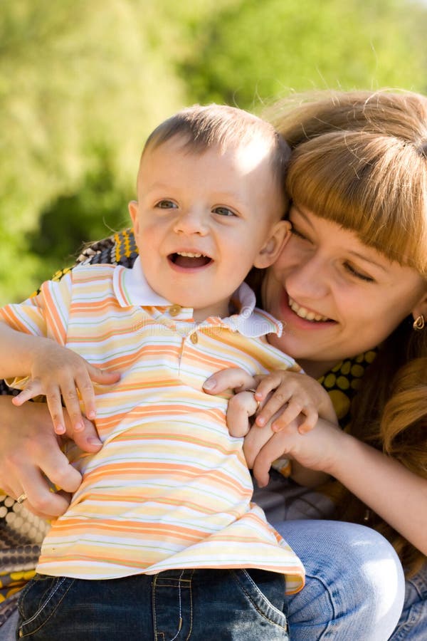 Mother and child stock image. Image of childhood, kids - 1642987