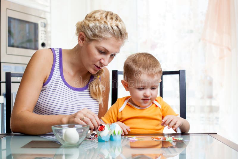 Happy Kids Boys and Girl Eating Ice Cream Isolated Stock Photo - Image ...