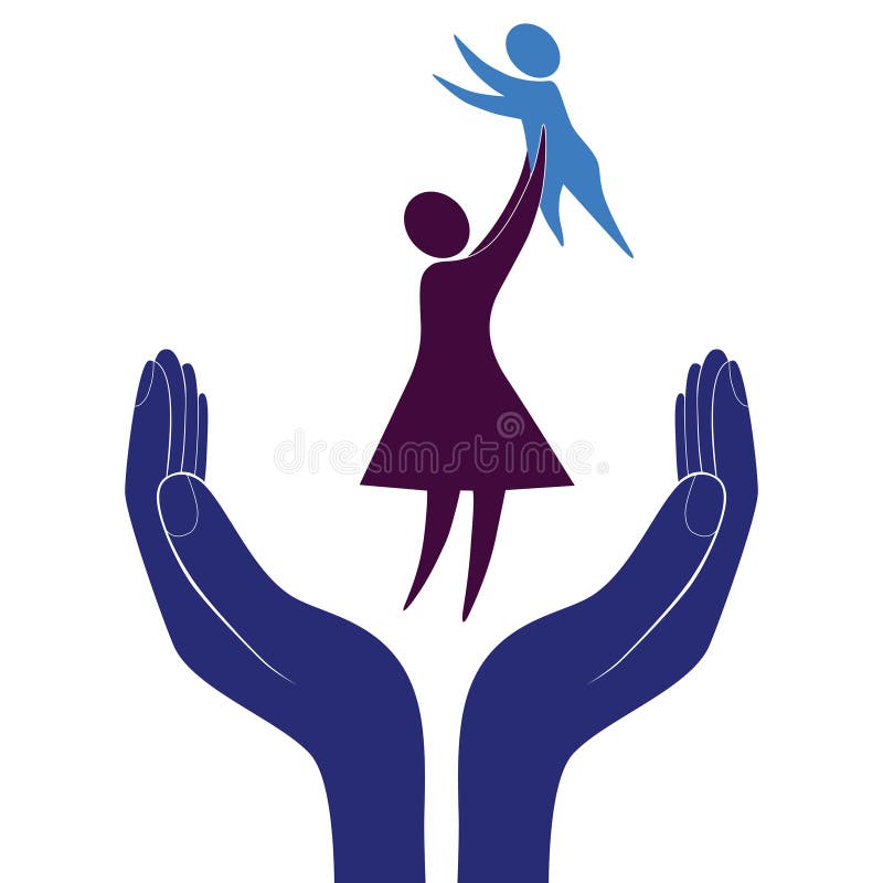 Mother and child care stock vector. Illustration of human - 22200940