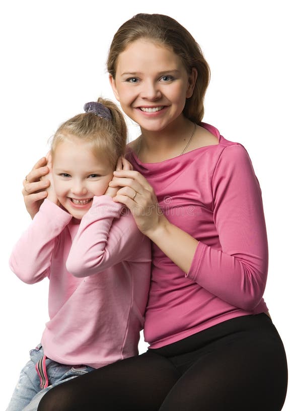 Mother and daughter stock photo. Image of embracing, portrait - 9090580