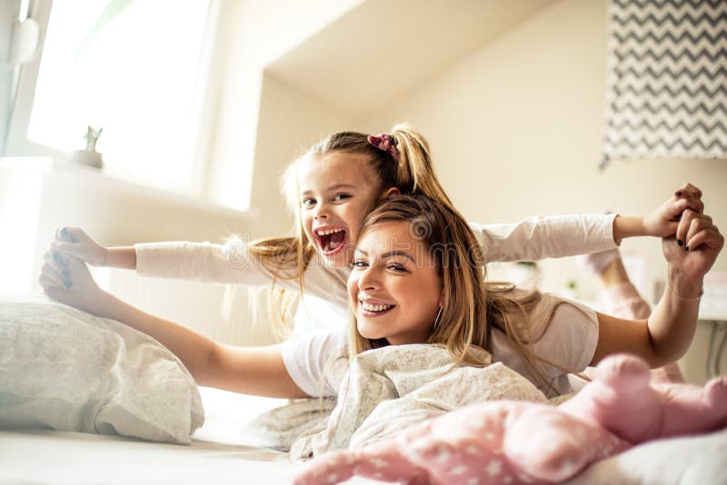 Piggyback Ride. Happy Single Mother. Stock Image - Image of autumn ... Piggyback Ride. Happy Single Mother. Stock Image - Image of autumn ...