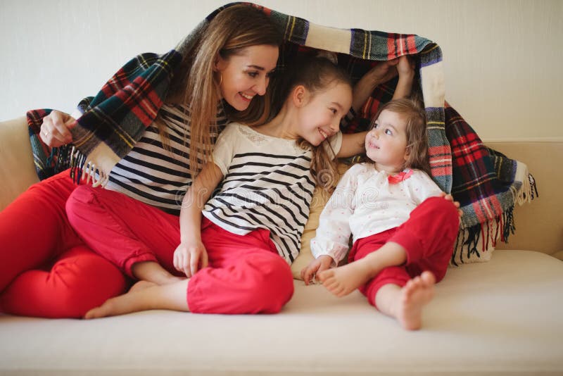 Mother and Daughter at Home Photo Stock Photo - Image of house ...