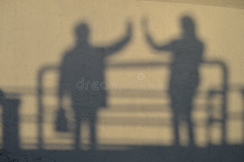 Mother and Daughter Shadows Stock Image - Image of love, educate: 90689191