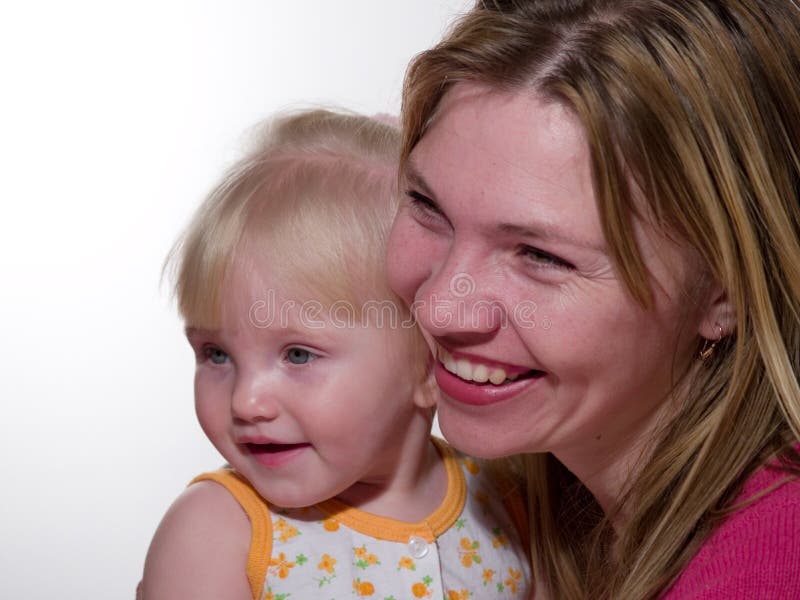 Mother And Daughter Smile Picture. Image: 7786261