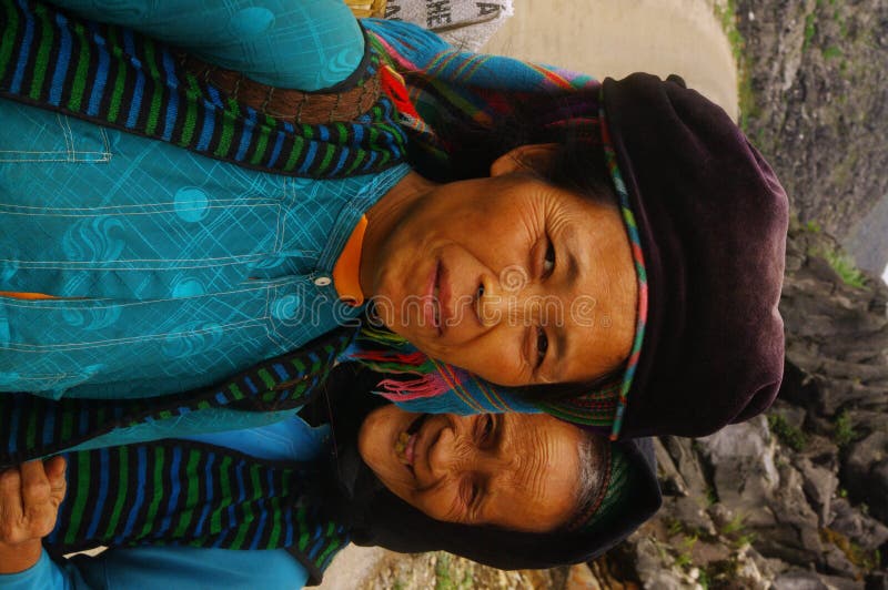 Mother and Daughter of the White Hmong Ethnic Stock Photo - Image of ...
