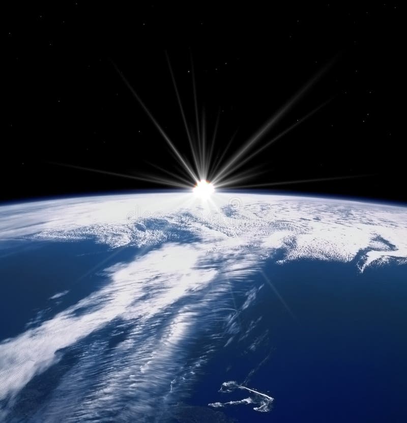 Burning Earth in Flames stock illustration. Illustration of danger ...