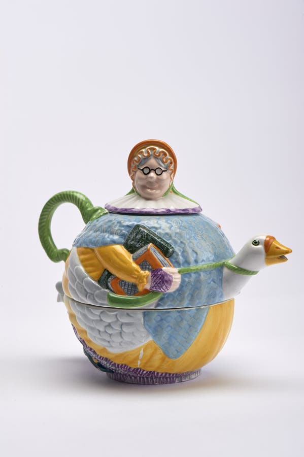Mother Goose Tea Pot stock photo. Image of knack, tale - 50562870