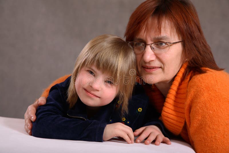 Mother and Handicapped Daughter Stock Photo - Image of daughter, family ...