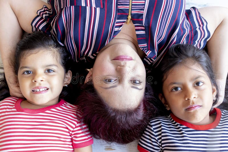 Mother with Her Beautiful Daughters Stock Photo - Image of life, little ...