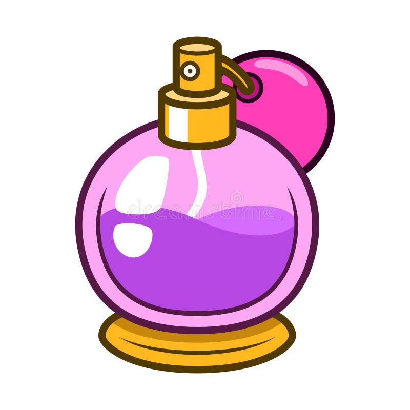 Mother Perfume Gift. Mothers Day Icon Illustration Stock Vector ...