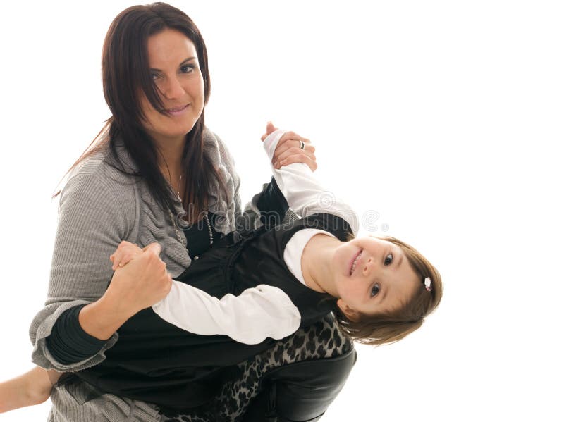 Mother Playing with Daughter Stock Photo - Image of mother, positivity ...