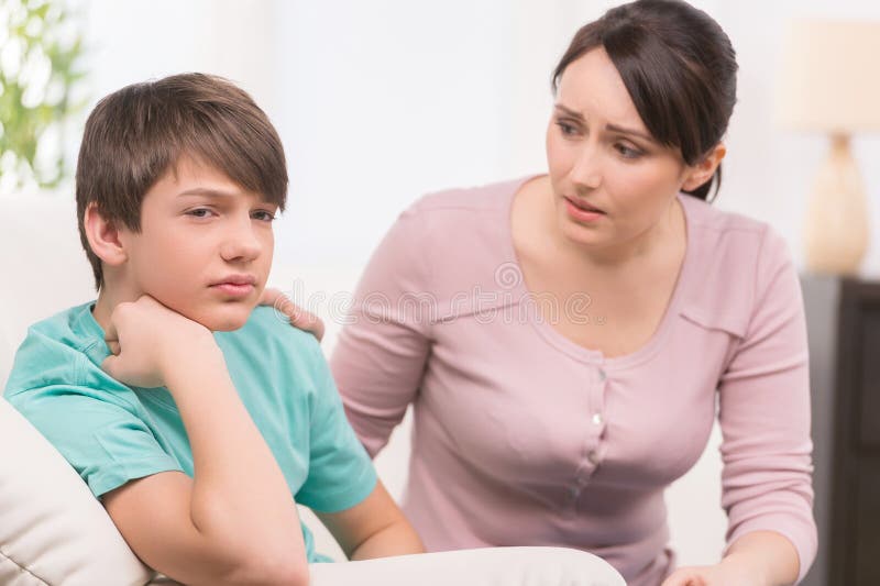 Mother And Daughter Having An Argument Stock Image Image Of