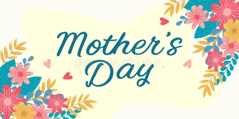 Mother S Day Card, Banner or Poster. Spring Time Stock Illustration ...