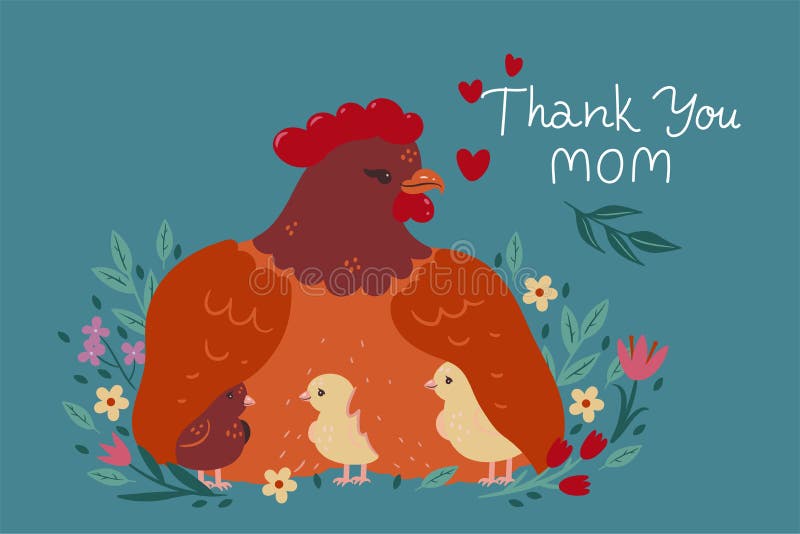 Mother Hen Baby Chicks Stock Illustrations – 181 Mother Hen Baby Chicks ...