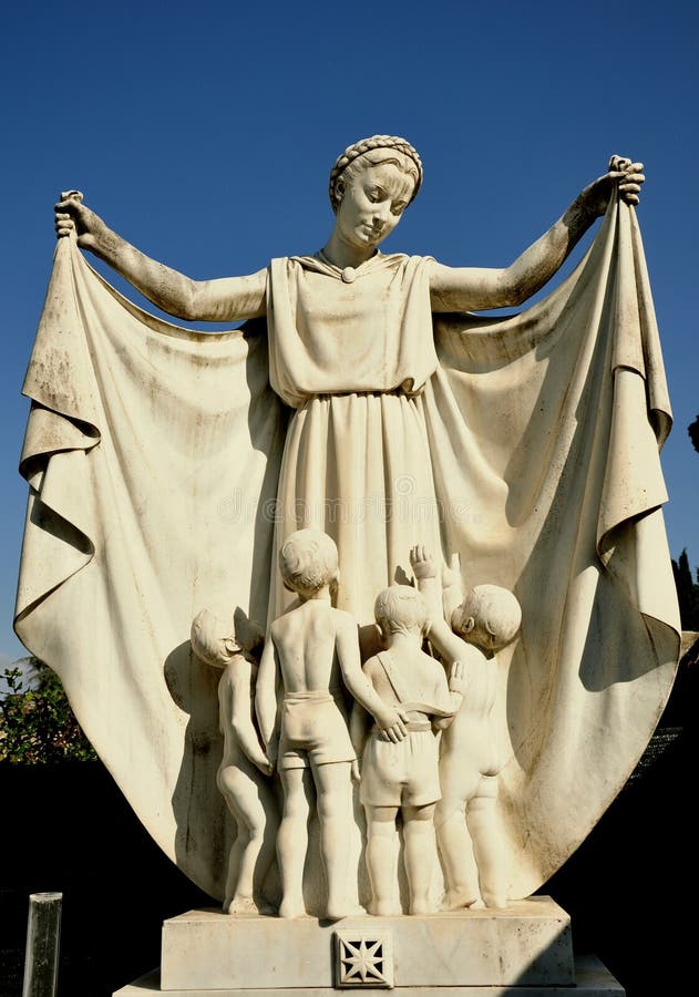 A Mother S Grave in Florence, Italy Stock Photo - Image of children ...