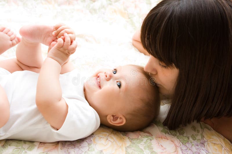Mother s love stock photo. Image of human, resting, child - 5263324