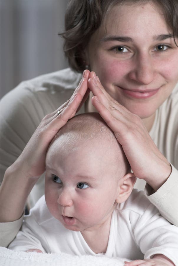 Mother s protection stock image. Image of expression, motherhood - 9090323