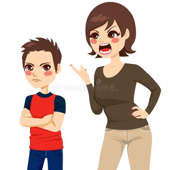 Scolding Child Stock Illustrations – 446 Scolding Child Stock ...