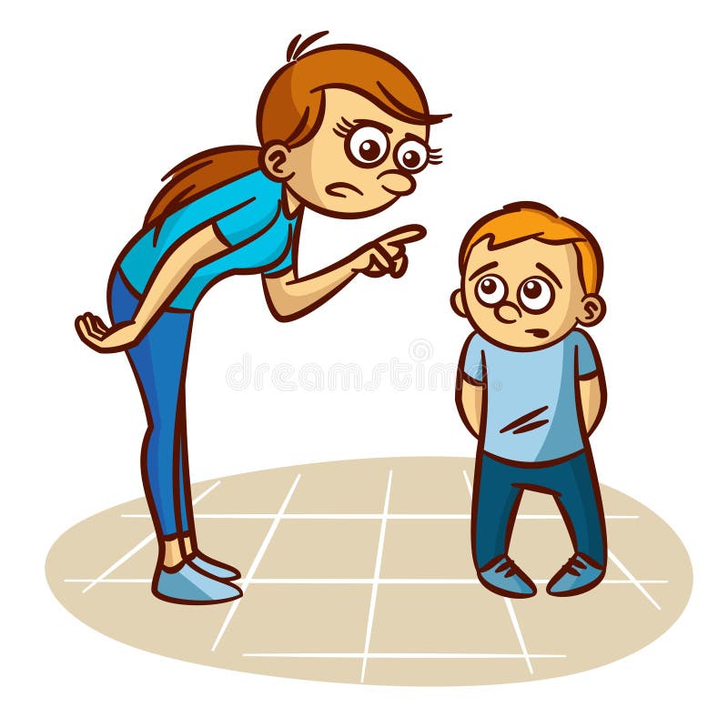Reprimand Clipart